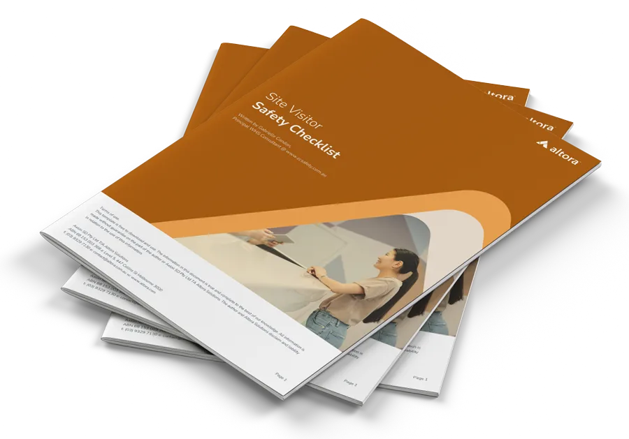 Visitor Induction Checklist - Altora